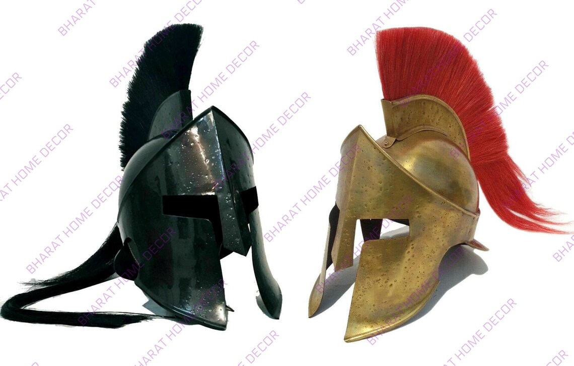 Medieval Spartan Helmet | Great King Leonidas Helmet | 300 Movie Fully ...