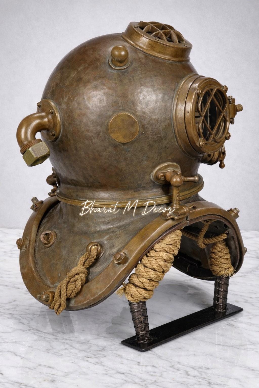 U.S Navy Mark V Diving Helmet Replica | Deep Sea Antique Scuba Decor ...