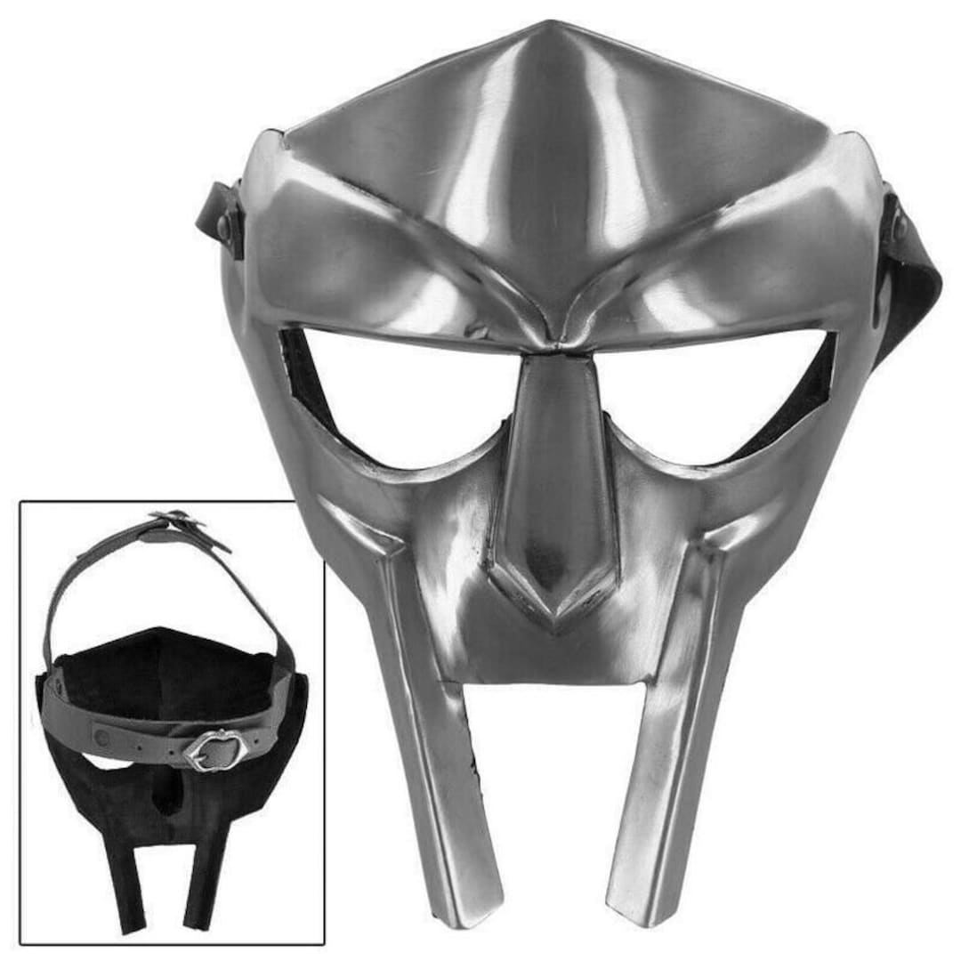 MF Doom Gladiator Mask Mad Villain 18g Mild Steel Face Roman - Etsy