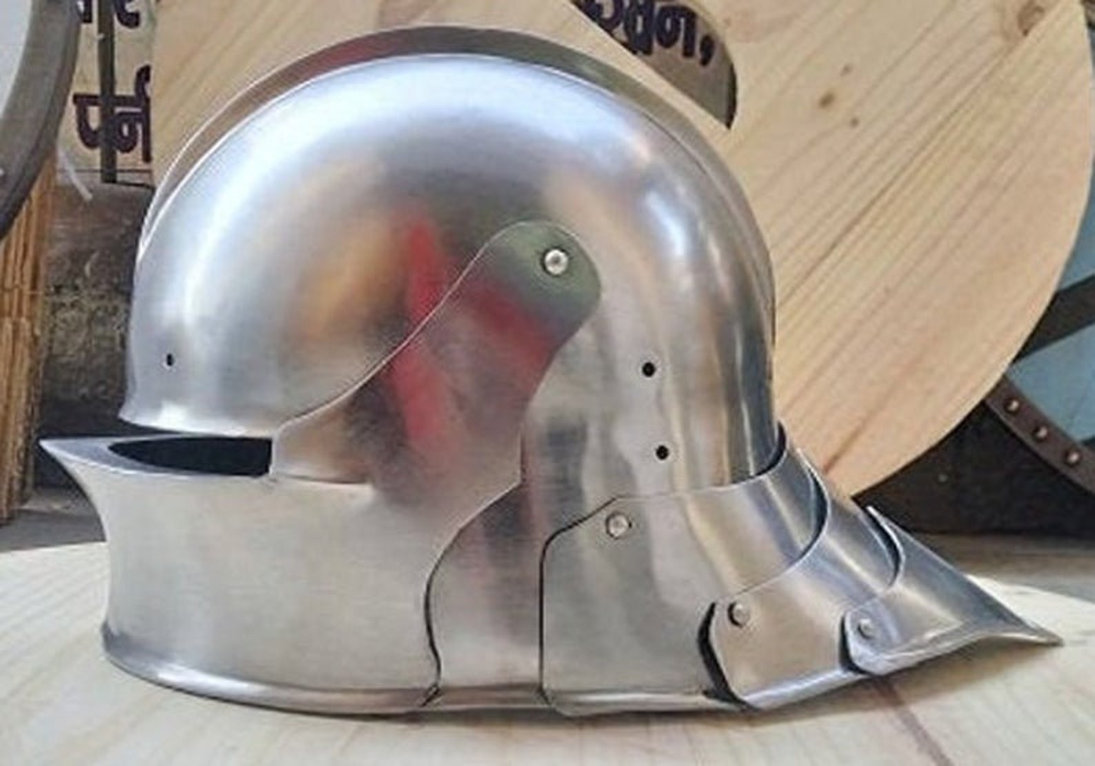 Medieval German Sallet Knight Helmet | SCA LARP Re-enactment Armor ...