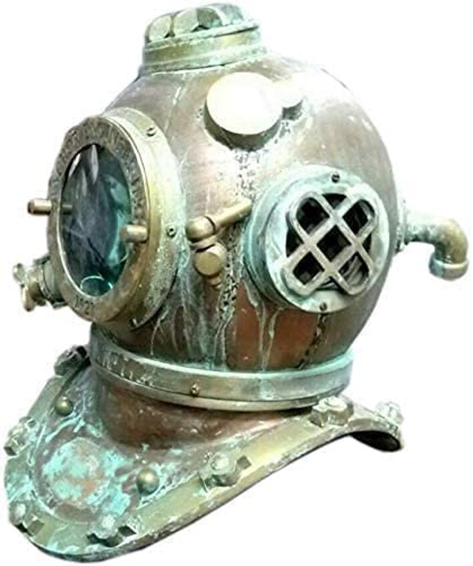 Vintage Rare Antique Diving Helmet | Royal Navy Mark V Divers Diving ...