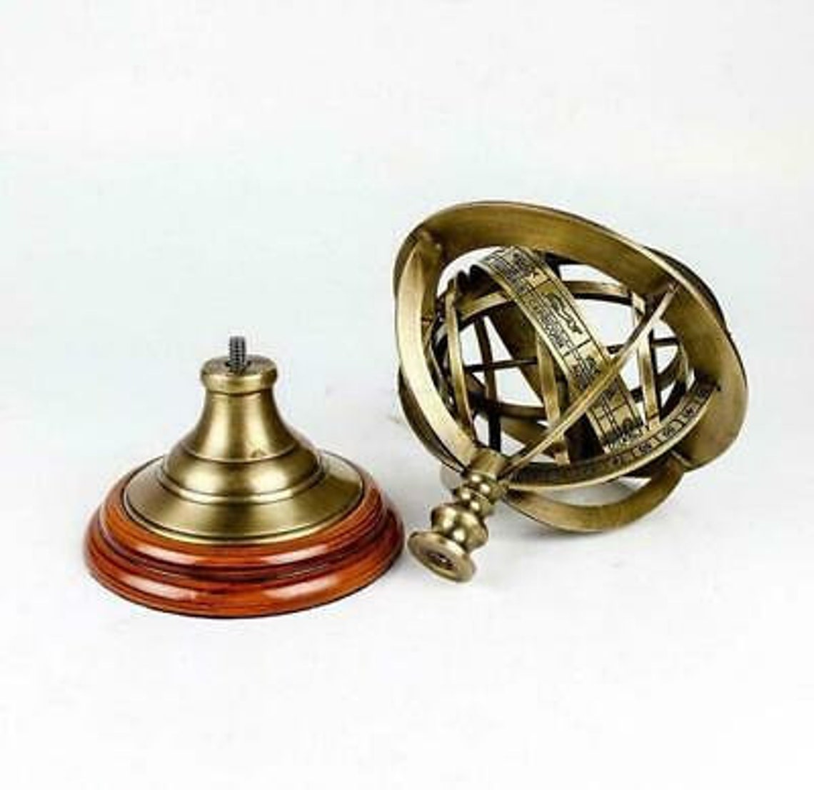 Victorian Brass Armillary Sphere Globe Astrolabe Nautical - Etsy