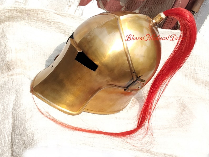 Medieval GREAT BARBUDA Knight Halloween Helmet With Plume | Hand Forged ...