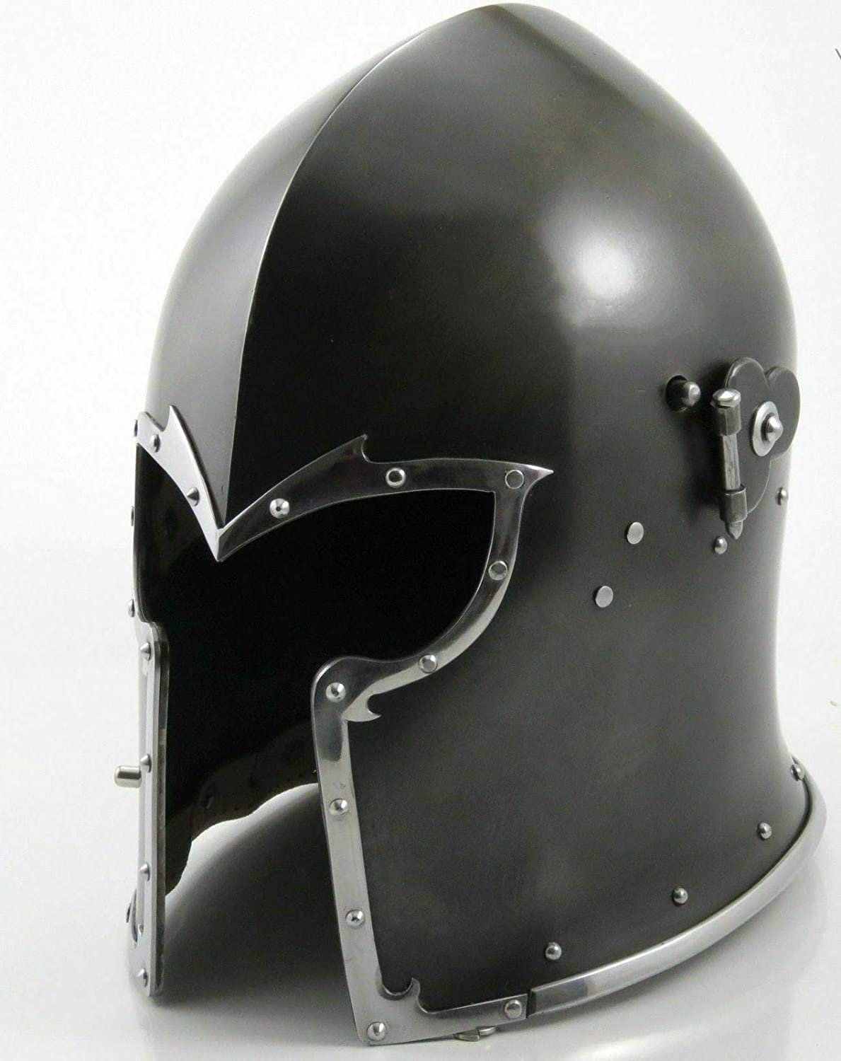 Medieval Knight Barbute Helmet Armor Helmet Roman Knight - Etsy
