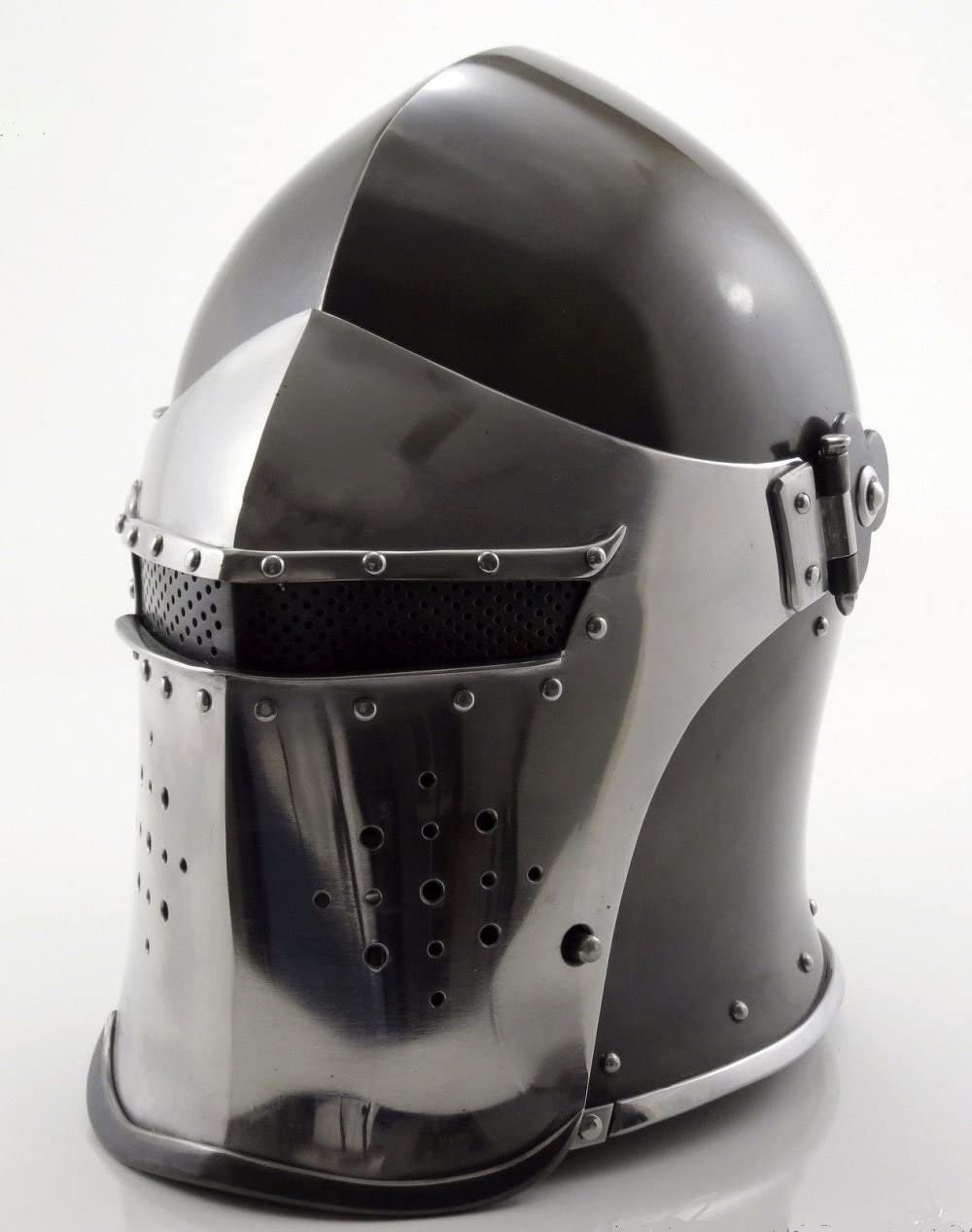 Medieval Knight Barbute Helmet Armor Helmet Roman Knight - Etsy