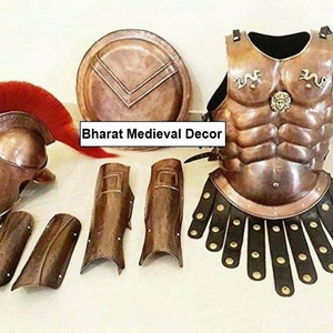 300 Movie Medieval Roman King Leonidas Costume With Spartan Helmet ...