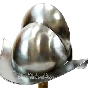 Medieval Spanish Comb Helmet | Morion Steel Boat Spanish Helmet ...