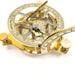 Nautical Sundial Brass Compass | Nautical Handmade Gold Finish Brass ...