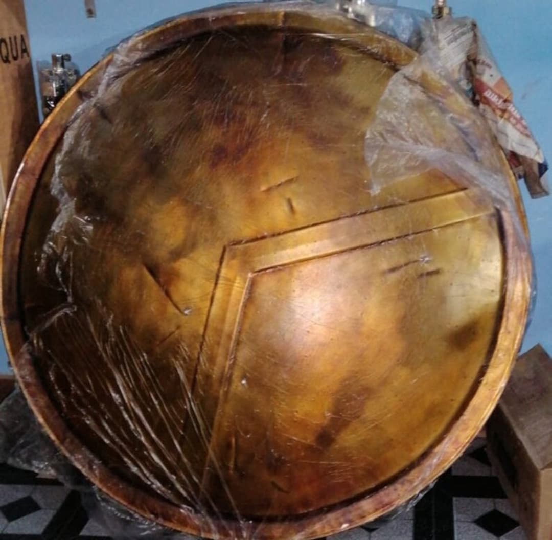 Medieval Spartan Shield 30" King Leonidas 300 Movie 18G MS Shield | 300 ...