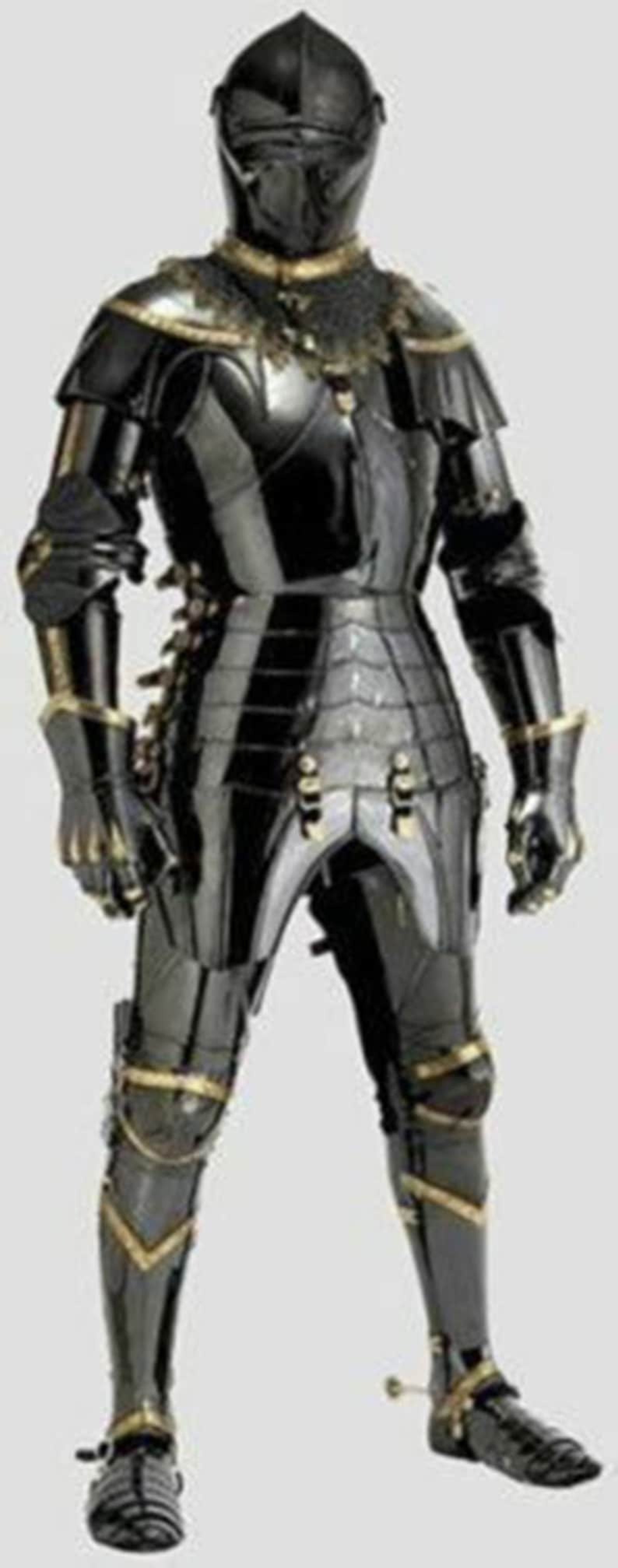 Medieval Black Armour Suit Combat Full Body Halloween Armor - Etsy