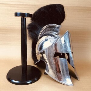 Medieval Spartan Chrome Helmet | Great King Leonidas Cosplay Helmet ...