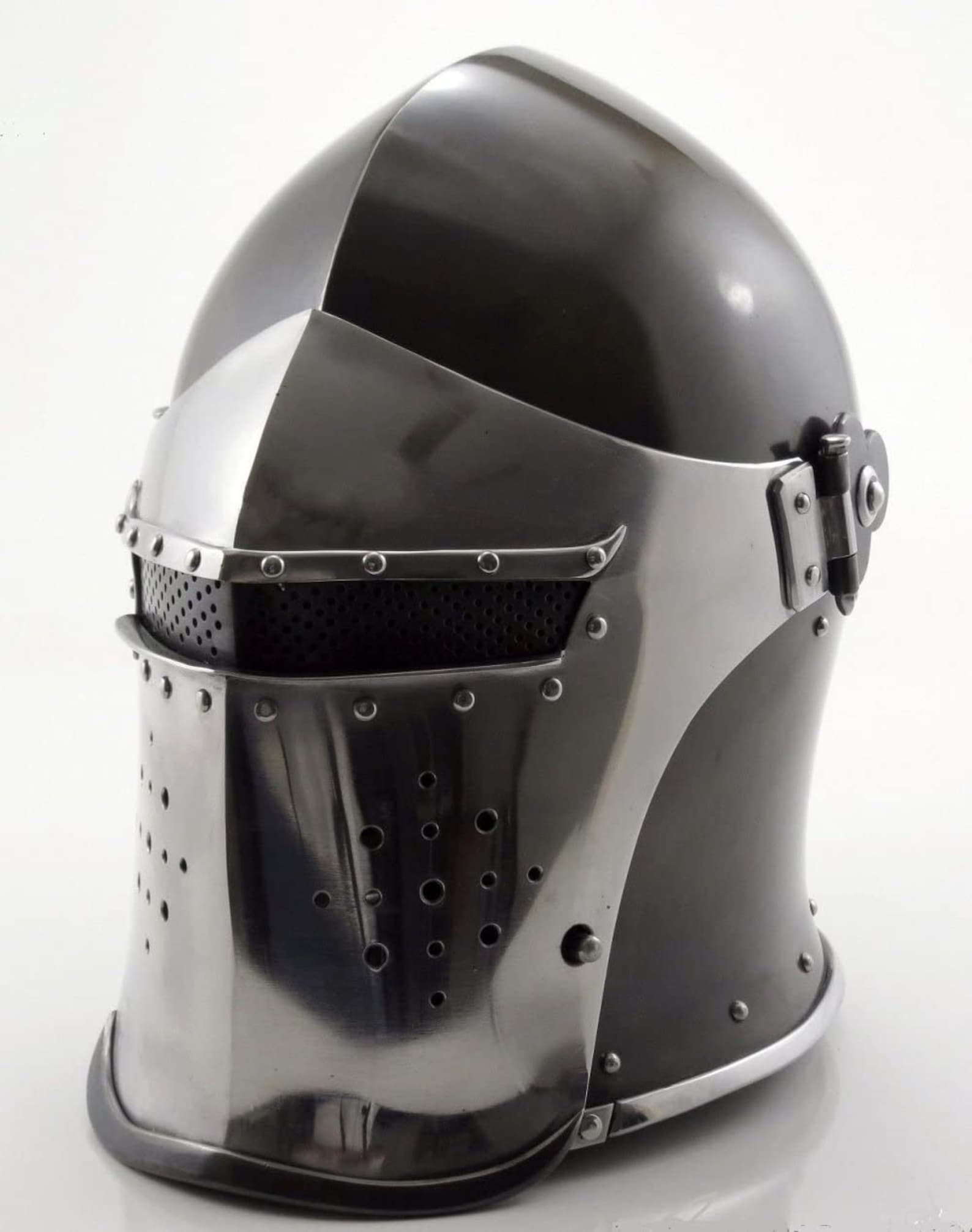 Mittelalter Ritter Barbute Helm Rüstung Helm Römische Ritter Helme Mit ...