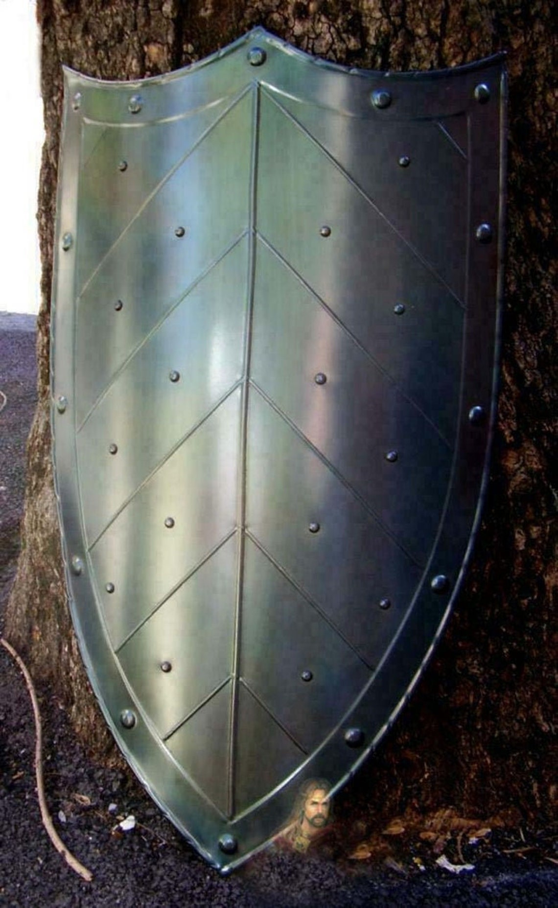 Medieval Knight Pointed Shield Larp Re-enactment Cosplay - Etsy