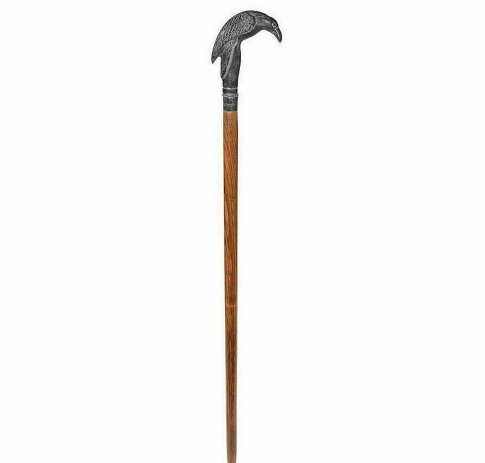 Unique Black or Silver Victorian RAVEN Handcrafted Walking Stick Cane ...
