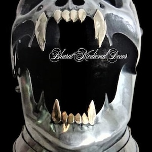 Medieval Old Demonic Face Kazar Helmet | Ghost Skull Grand Marquis of ...
