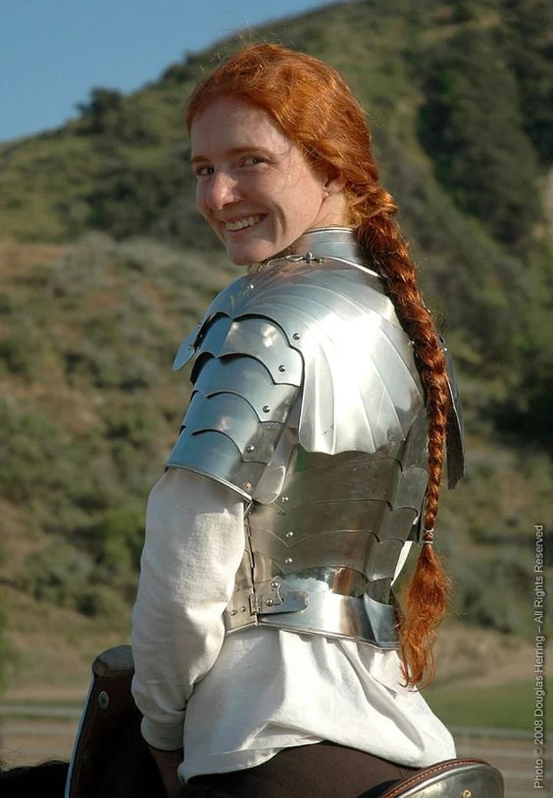 Medieval Lady Cuirass Female Steel Armour SCA Larp Armor - Etsy