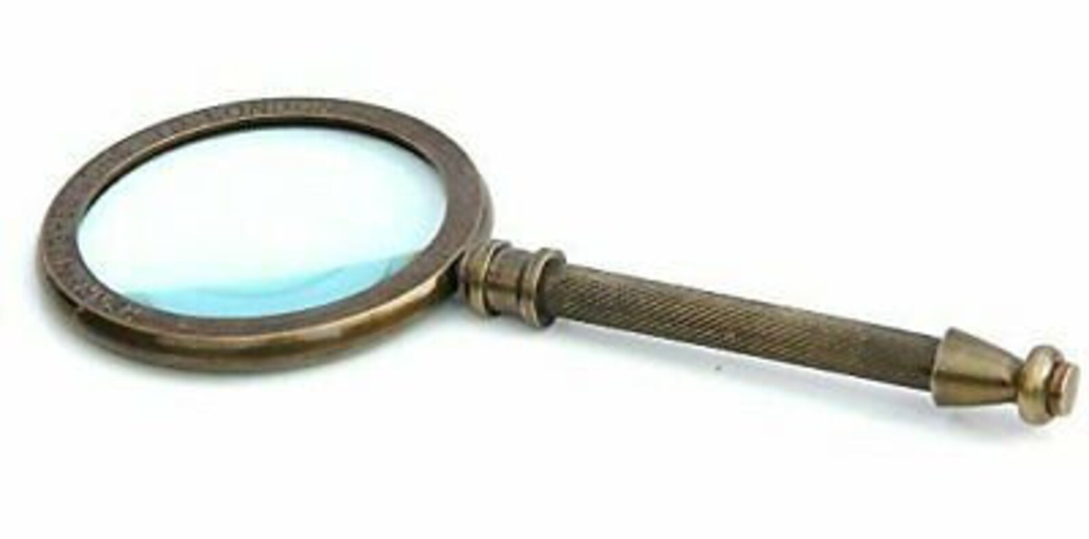 Antique Brass Magnifier Glass | Magnifier Full Brass Henry Hughes ...