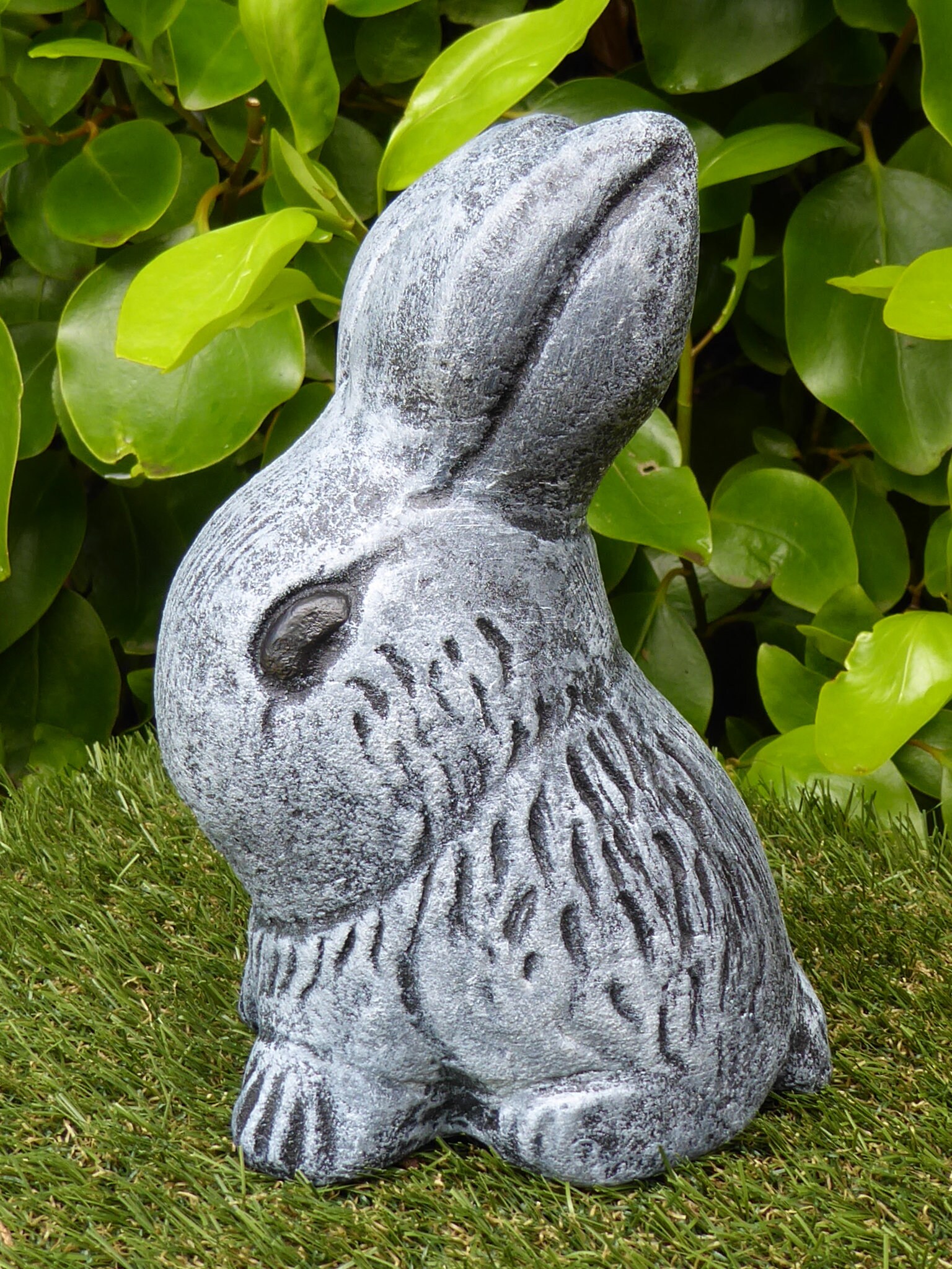 Snub Nosed Rabbit 1067 Sylvac Influence Indoor or Garden Ornament Cast ...