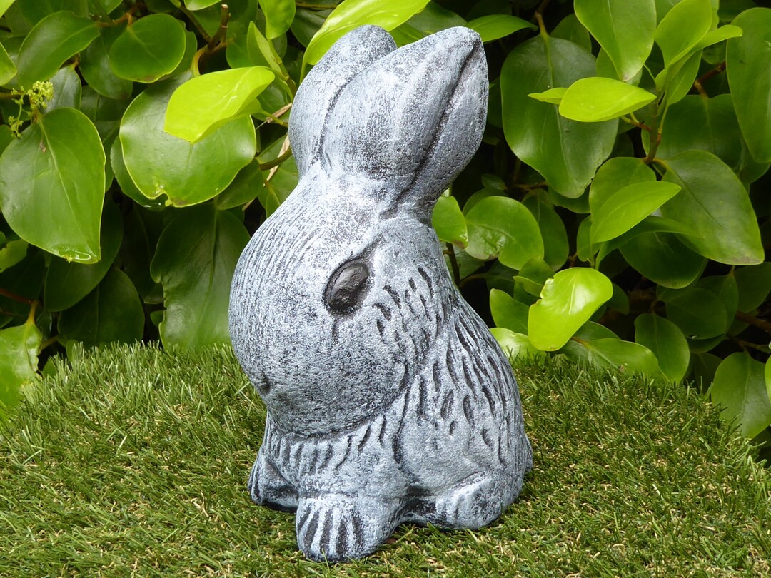 Snub Nosed Rabbit 1067 Sylvac Influence Indoor or Garden Ornament Cast ...