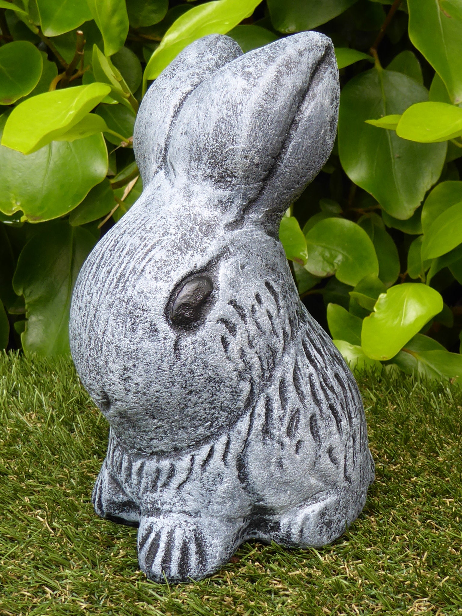 Snub Nosed Rabbit 1067 Sylvac Influence Indoor or Garden Ornament Cast ...