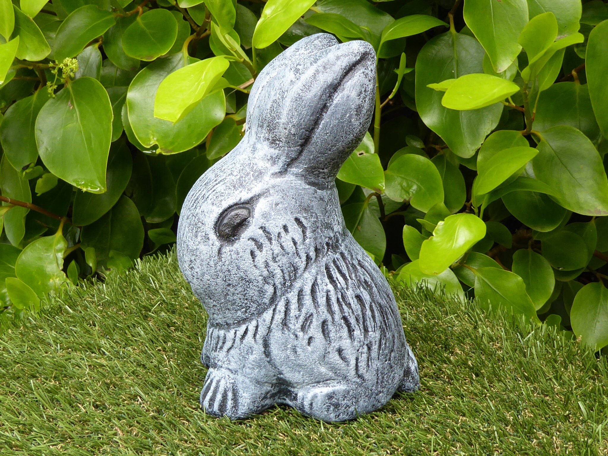 Snub Nosed Rabbit 1067 Sylvac Influence Indoor or Garden Ornament Cast ...