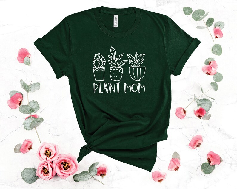 Plant Mom Shirt Plant Mama Botanic Shirt Womens Plant - Etsy