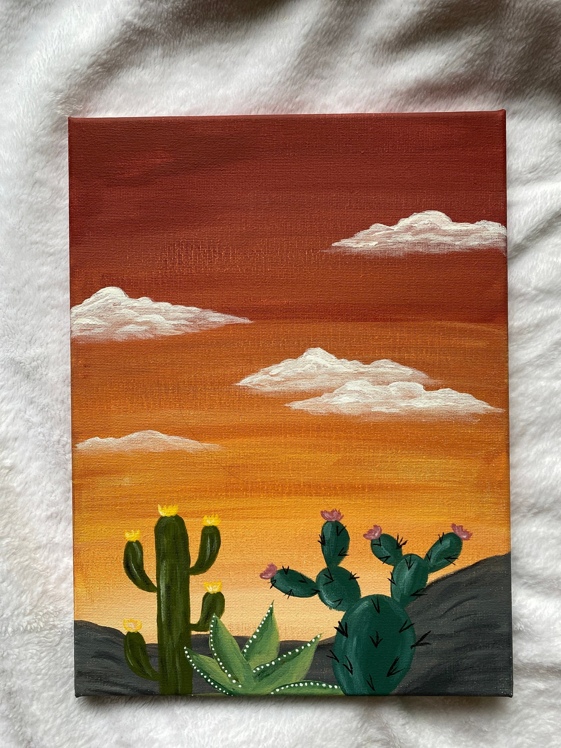 Cactus Sunset - Etsy