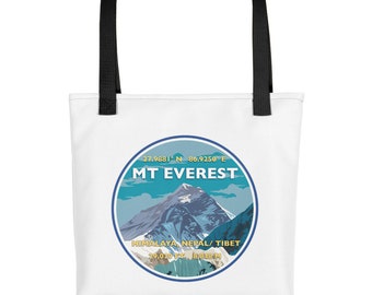 Mount Everest Tote Bag - Etsy