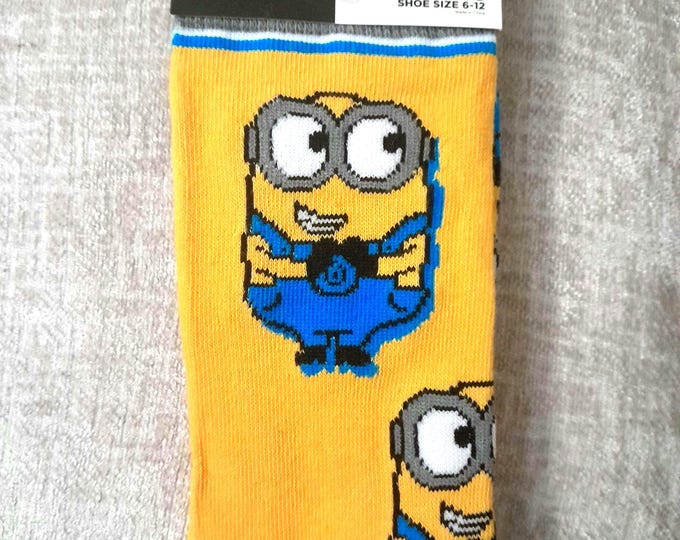 Minions Logo Socks - Etsy