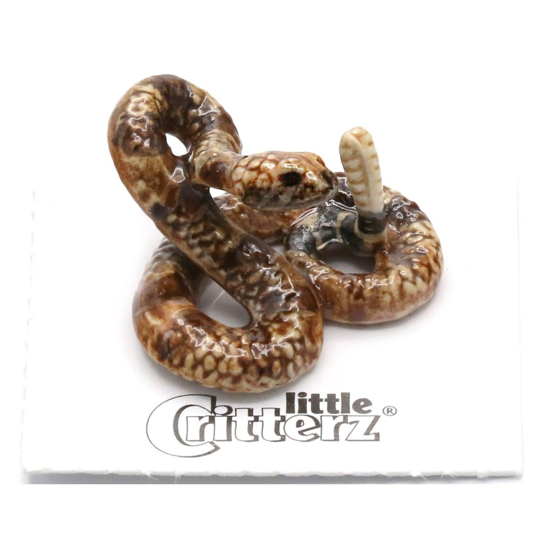 Little Critterz Rattlesnake shakes Miniature Porcelain Figurine - Etsy