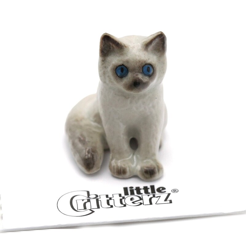 Miniature Cat Figurine - Etsy