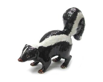 Skunk Figurine - Etsy