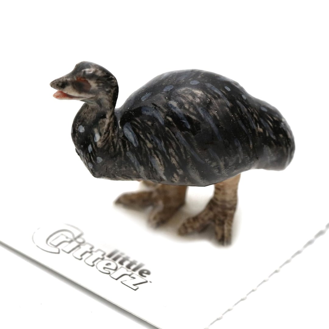 Emu Emu victoria Miniature Porcelain Figurine - Etsy