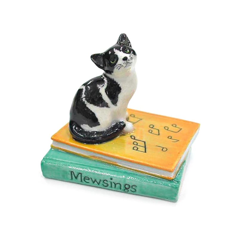 Cat Porcelain Figurines - Etsy