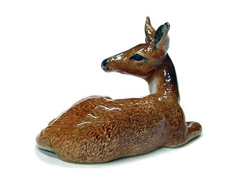 Miniature Porcelain Deer - Etsy