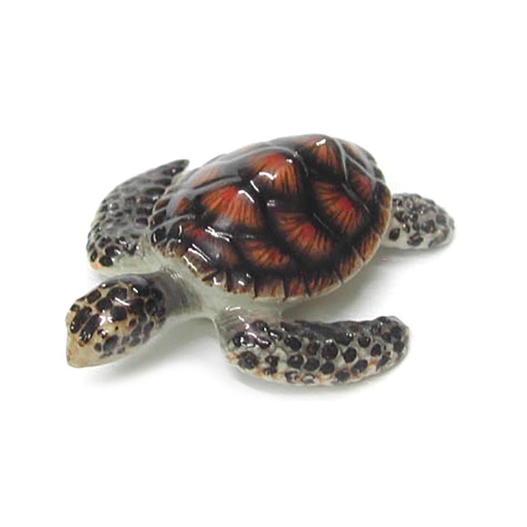 Green Sea Turtle Miniature Porcelain Figurine - Etsy