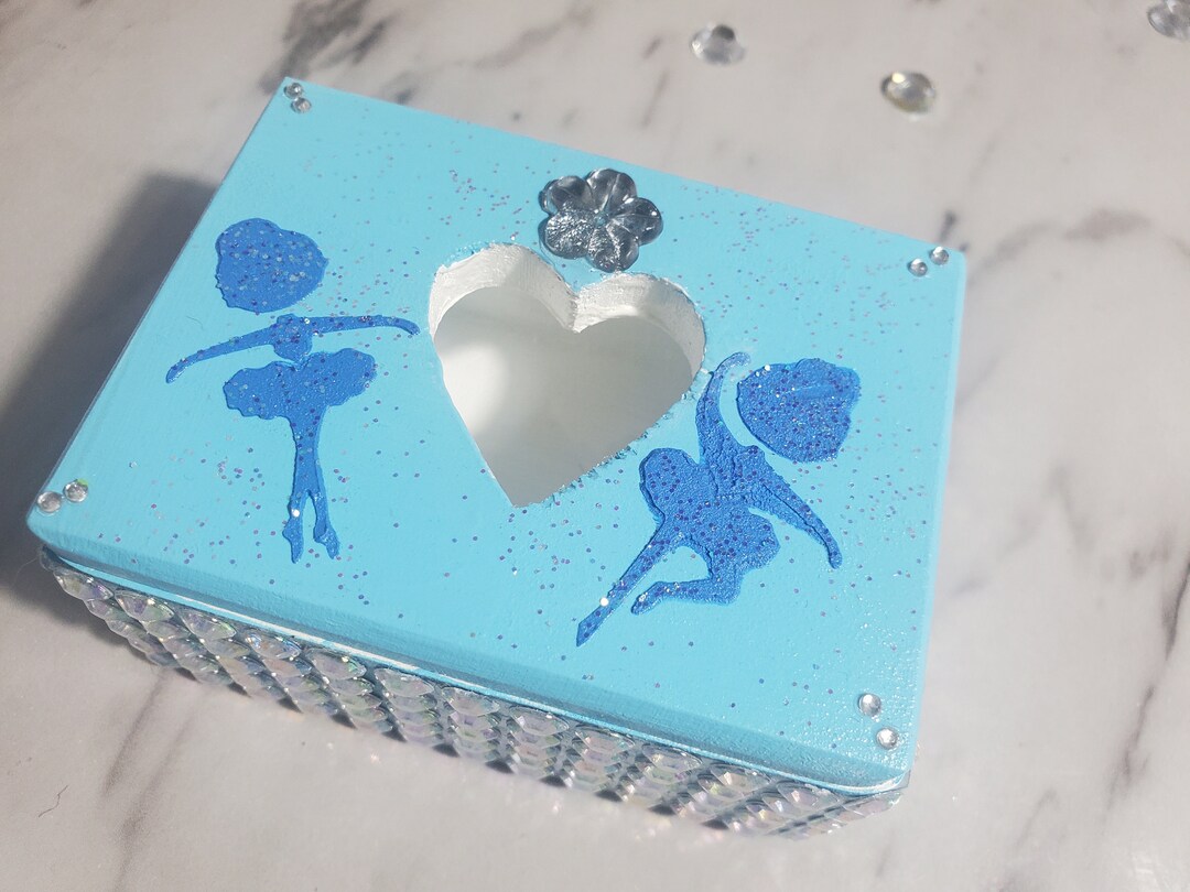 Hand Painted Wooden Box -trinket Box -for Kids - Etsy