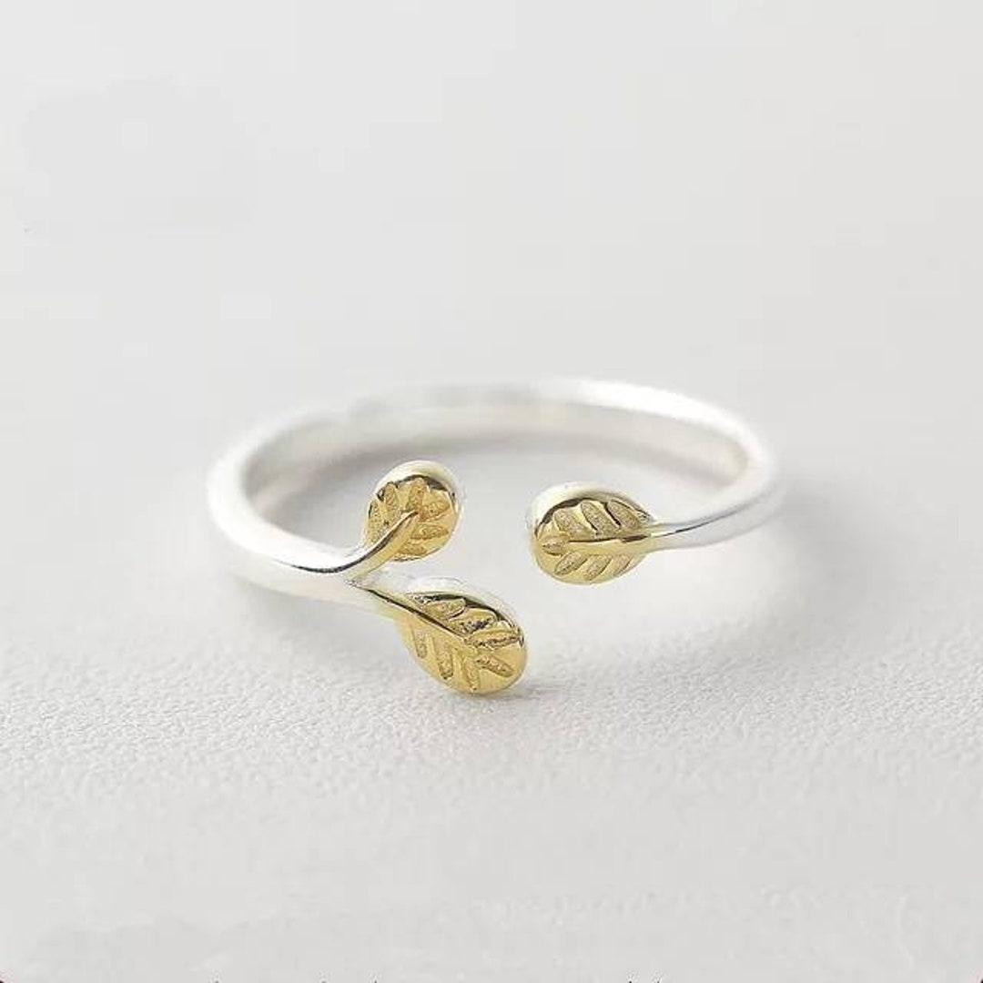 Silver Adjustable Ring. Adjustable Flower Ring. Minimal Flower Ring ...