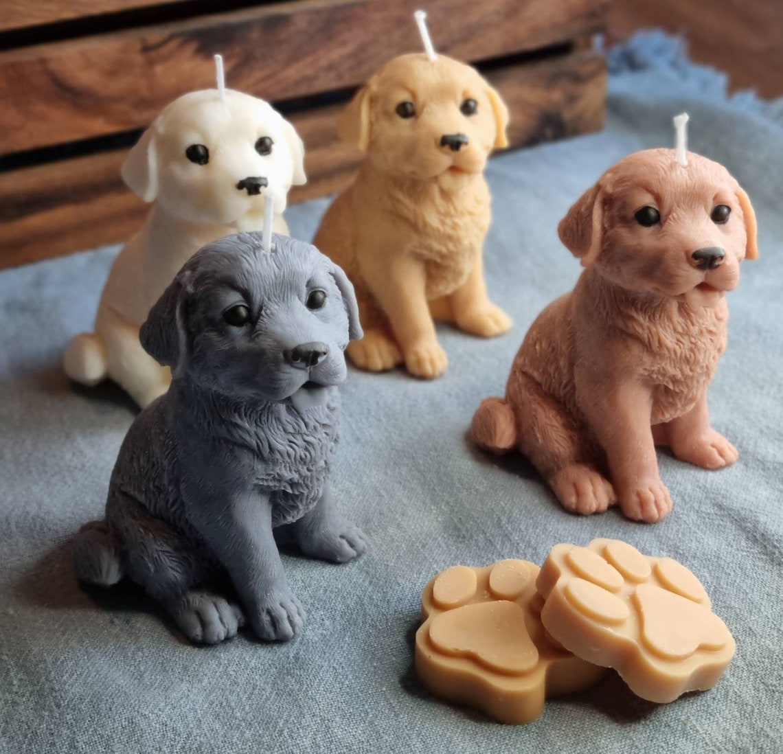 Labrador Puppy Candle. Large Dog Candle Gift for Labrador Owner - Etsy