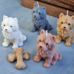 German Shepherd Candle. Sitting Dog Candle for Decor - Etsy