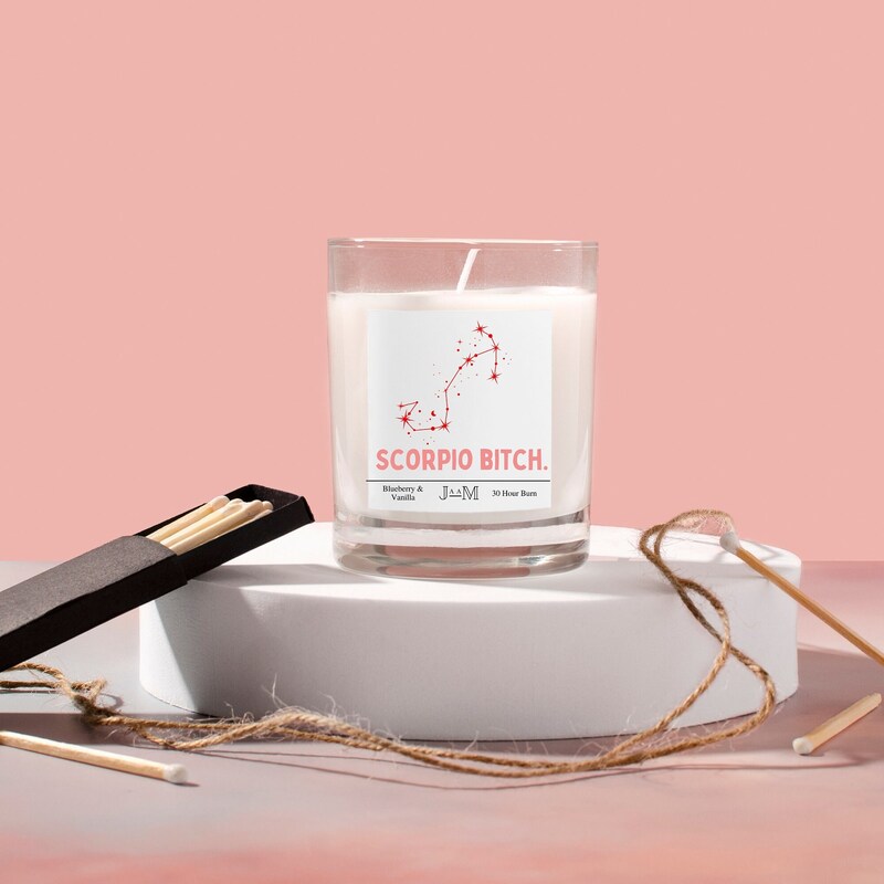 Scorpio Candle - Etsy