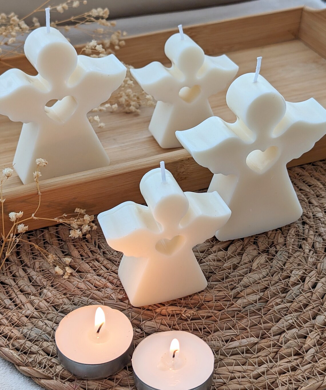 Angel Candle. Candle. Candle Gift. Angel Candle Gift Set. Angel Decor ...