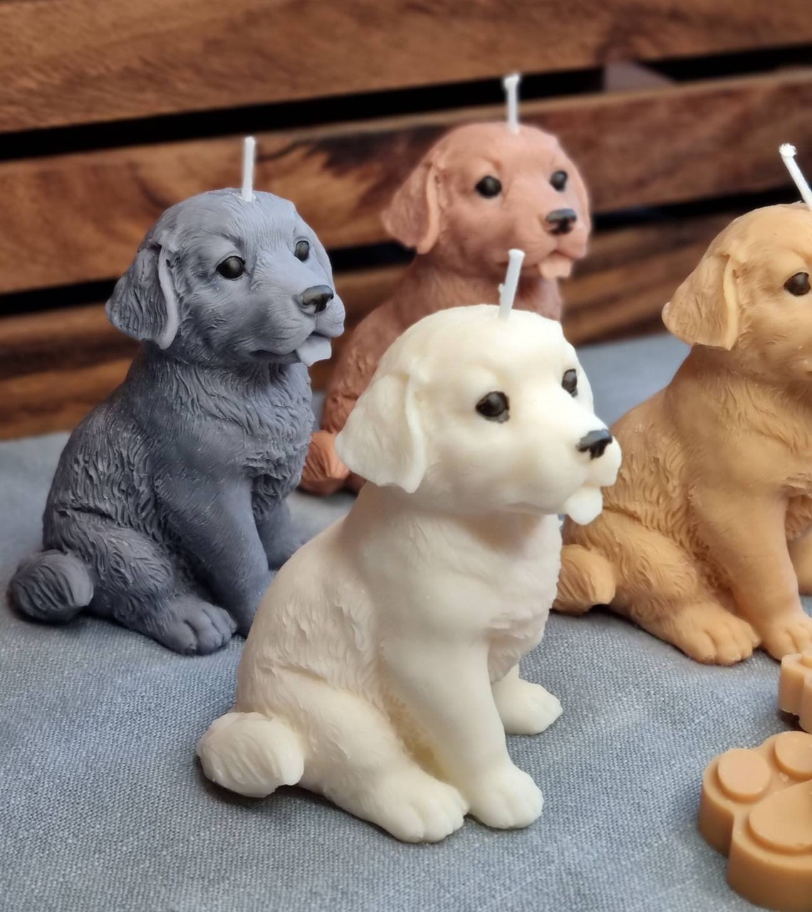 Labrador Puppy Candle. Large Dog Candle Gift for Labrador Owner - Etsy