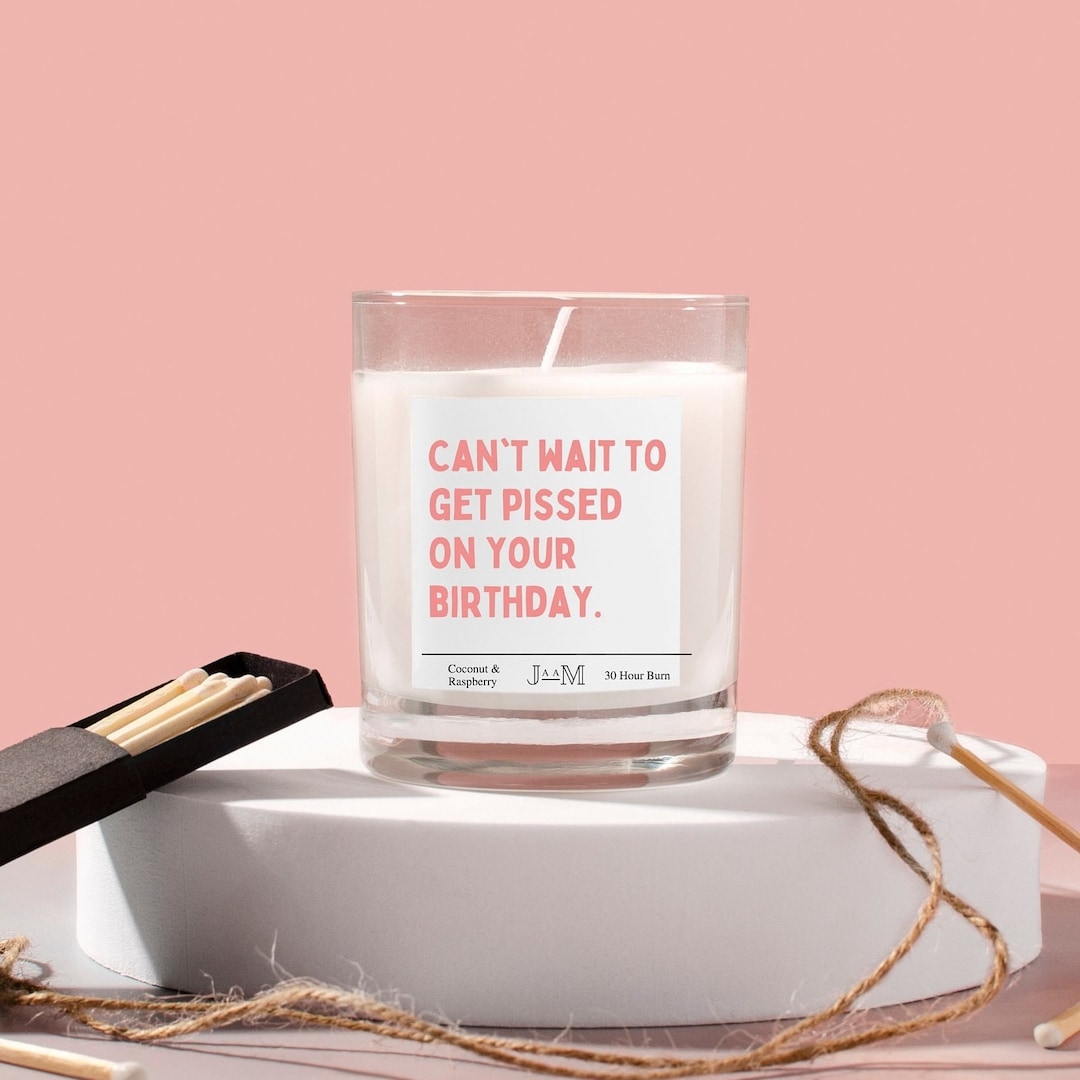 Funny Birthday Candle. Pissed on Your Birthday. Funny Birthday Gift ...
