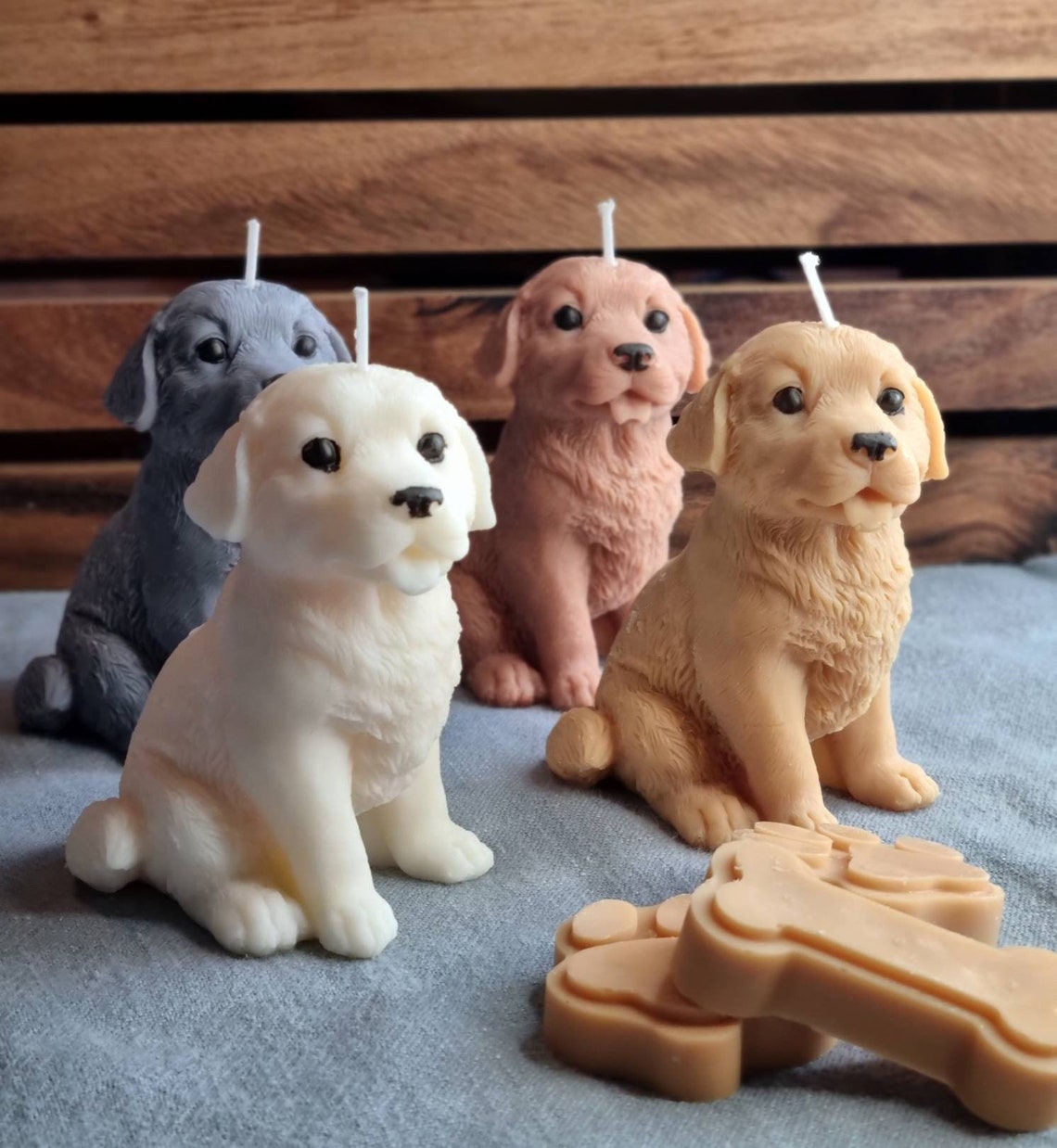 Labrador Puppy Candle. Large Dog Candle Gift for Labrador Owner - Etsy