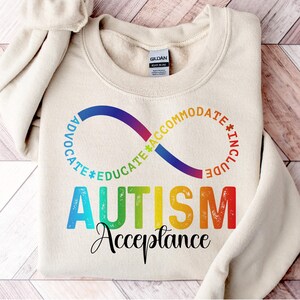 Infinity Symbol Autism Awareness Sublimation, Autism Acceptance PNG ...