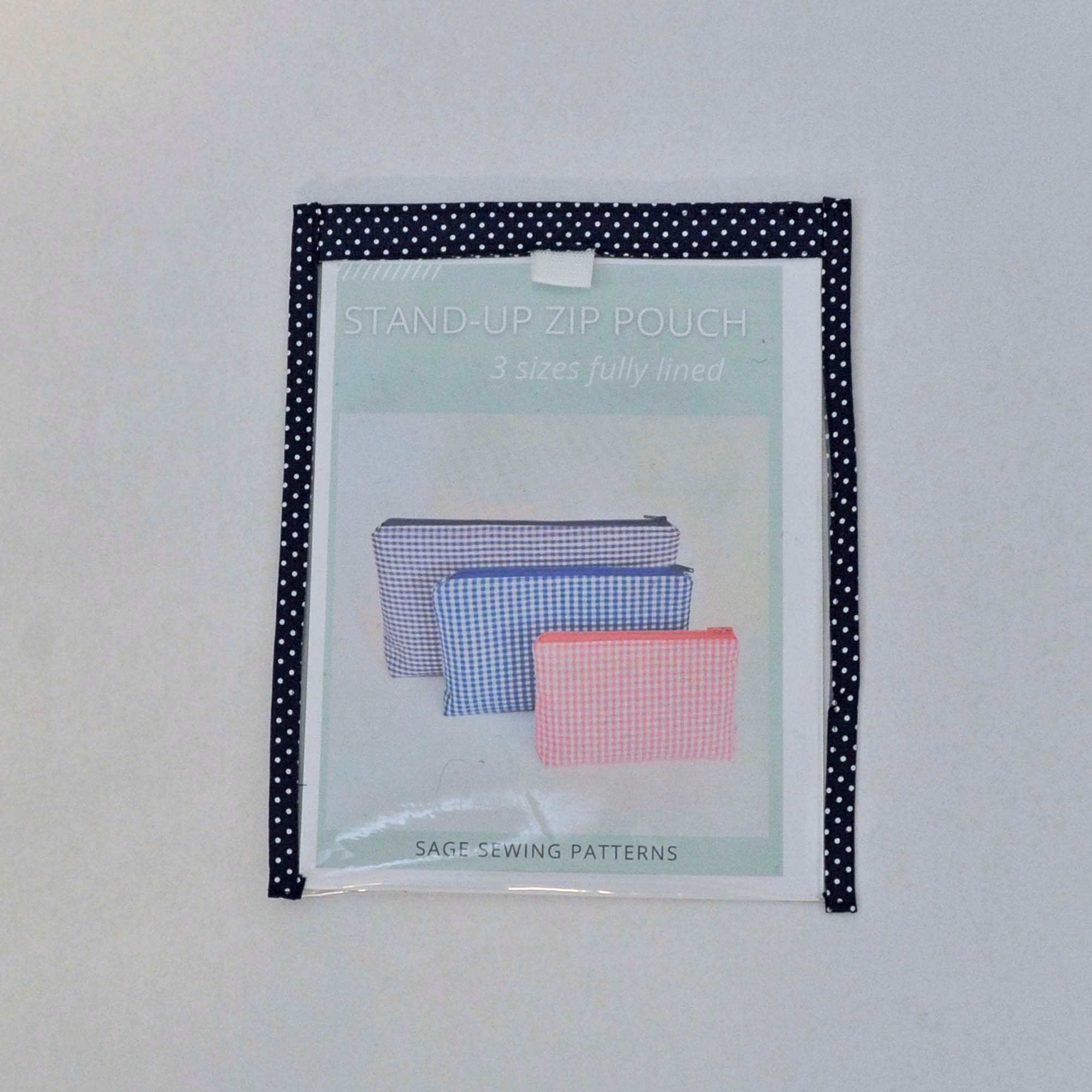 PDF Sewing Pattern Clear Vinyl Project Bag, Easy View Vinyl Pouch ...
