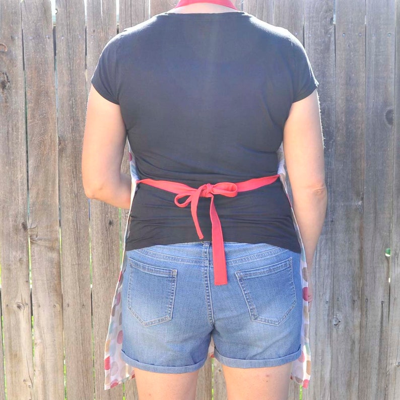 Adjustable Strap Apron Sewing Tutorial Pattern, PDF Sewing Pattern ...