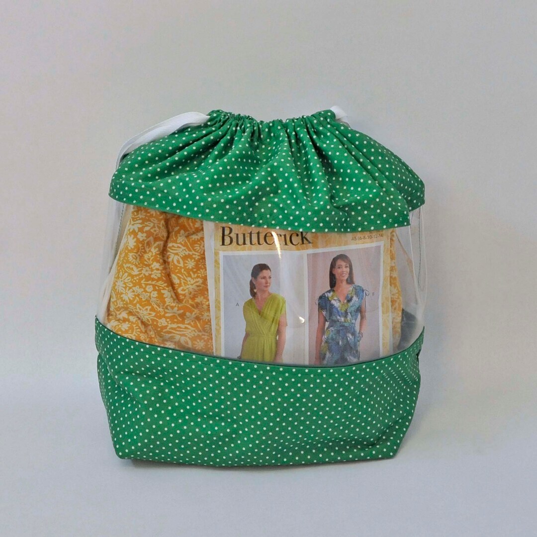 PDF Sewing Pattern Peek A Boo Project Storage Bag, Clear Vinyl ...