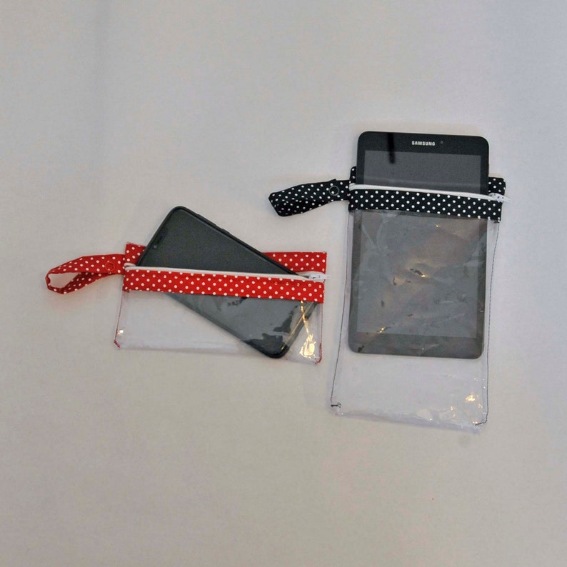 PDF Sewing Pattern Clear Vinyl Zipper Pouch, See Through Zip Window Bag ...